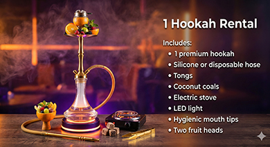 Hookah Rentals with Delivery in Miami and Fort Lauderdale Puff Hookah