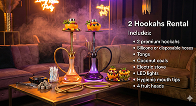 Hookah Rentals with Delivery in Miami and Fort Lauderdale Puff Hookah